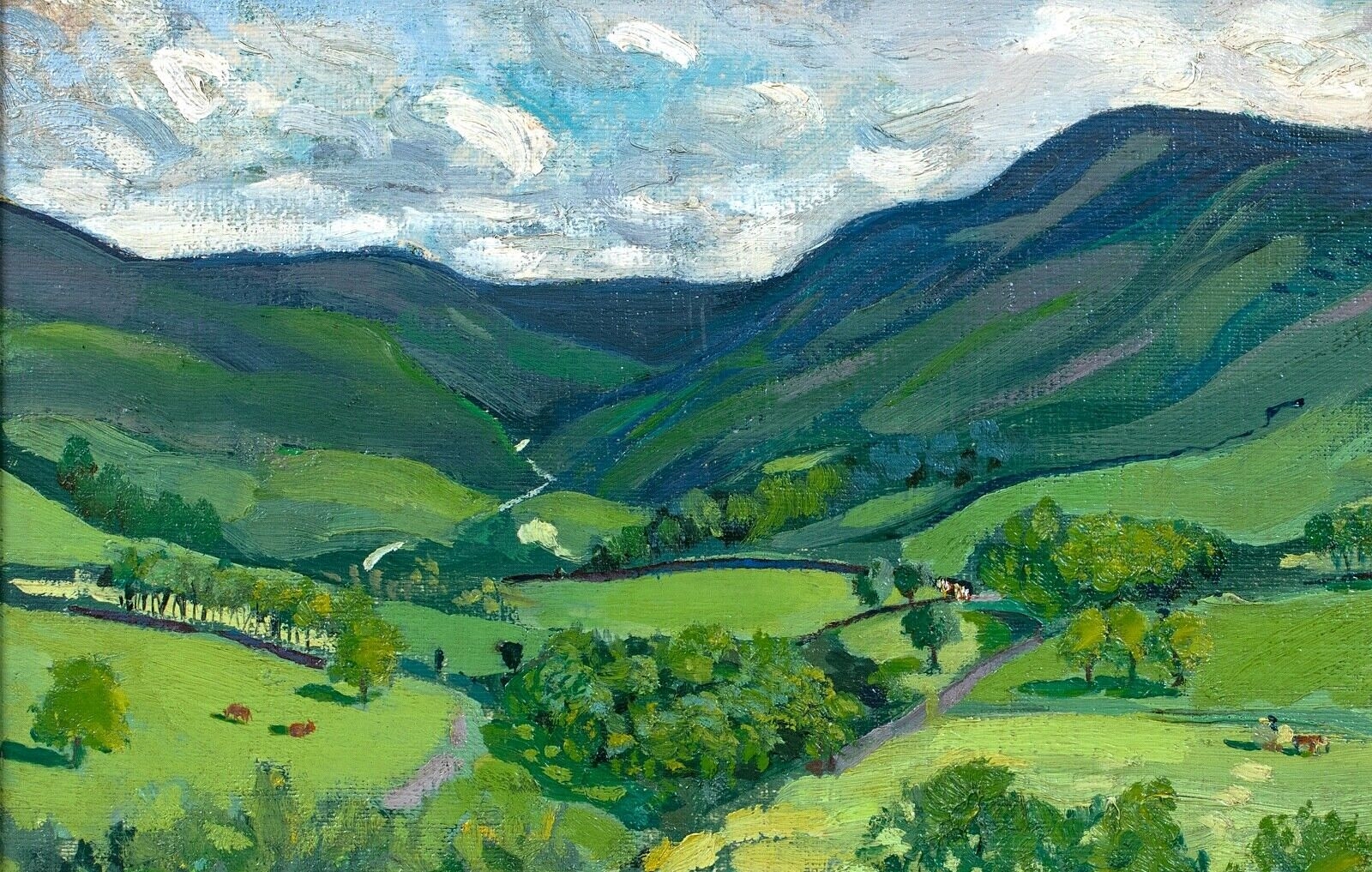 Luiz Pizarro | SUMMER VALLEY LANDSCAPE | MutualArt