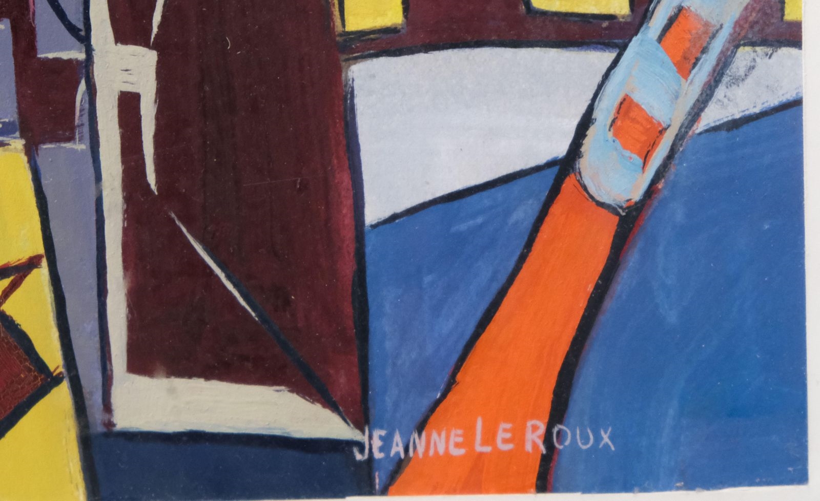 Jeanne Le Roux | Paysage cubiste | MutualArt