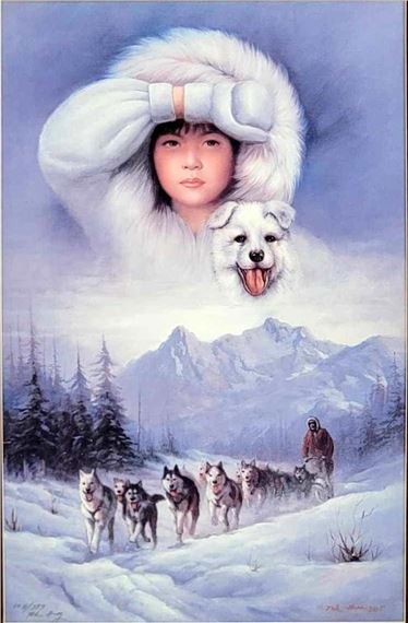 Tok Hwang | Native Alaskan & Sled Dog Team | MutualArt