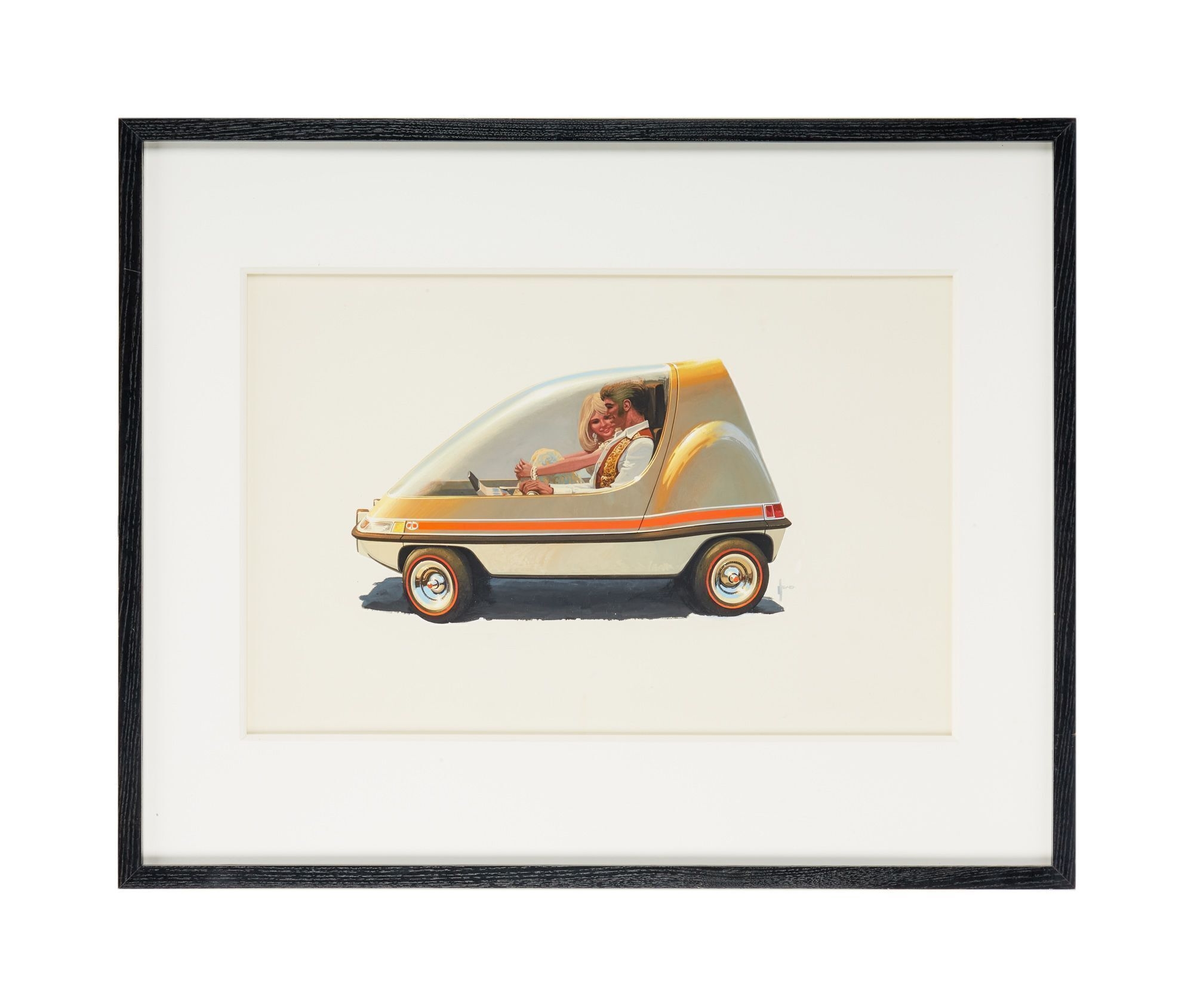 Syd Mead | Playboy | Syd Mead The New Urban Car Drawing (1970) | MutualArt