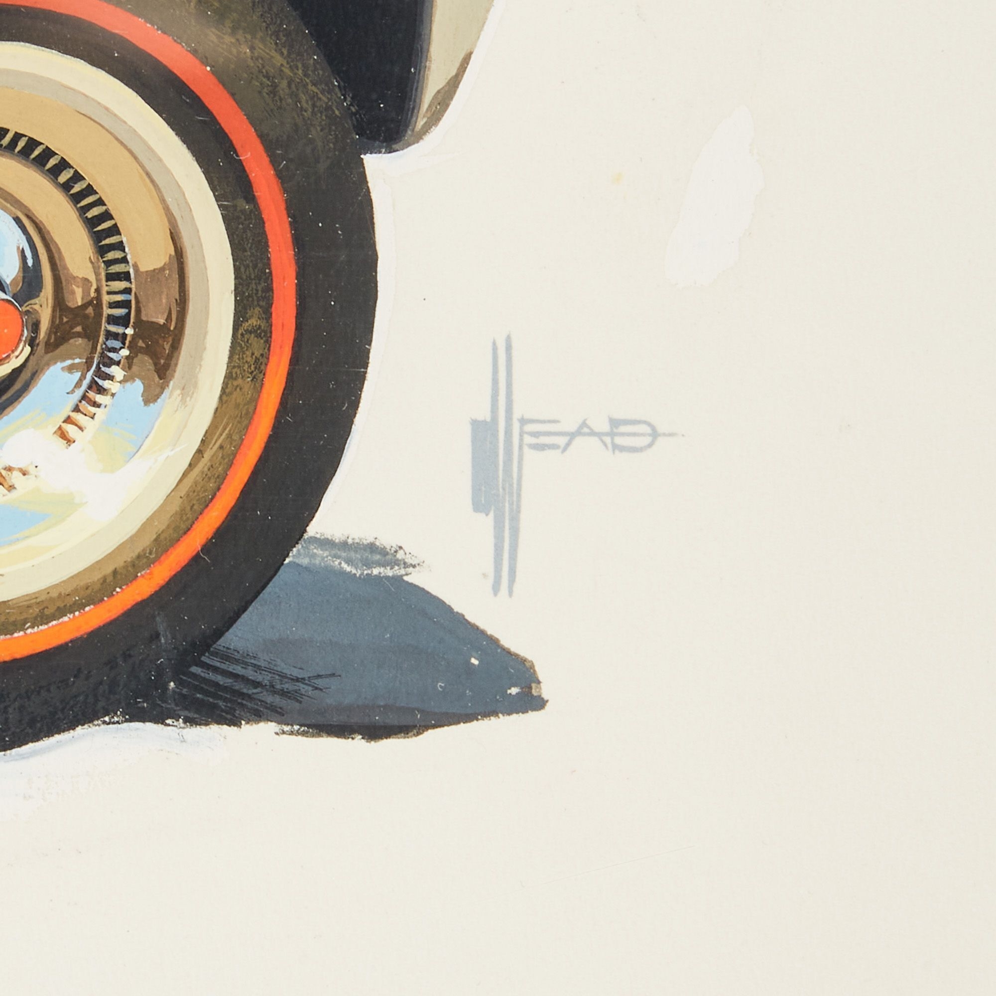 Syd Mead | Playboy | Syd Mead The New Urban Car Drawing (1970) | MutualArt