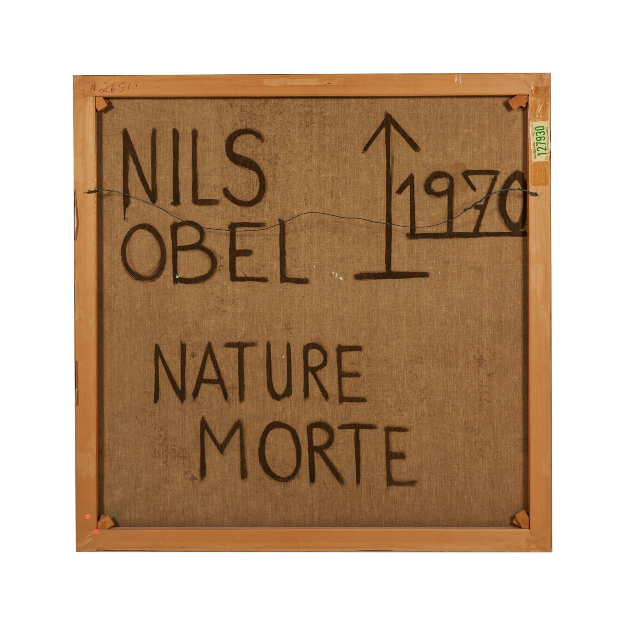 Nils Obel | Playboy | Nils Obel Nature Morte Painting (1970) | MutualArt