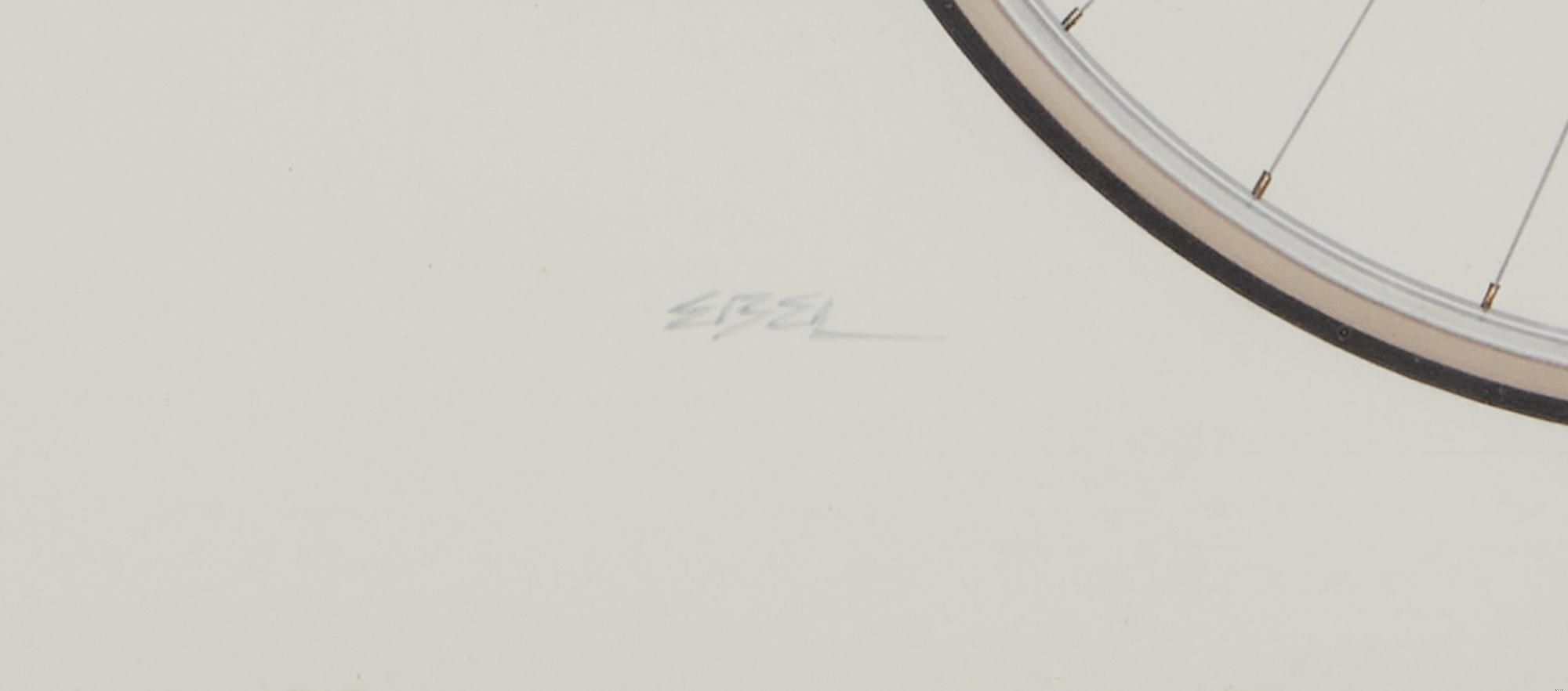 Alex Ebel | Playboy | Alex Ebel Five Bicycles Drawings (1971) | MutualArt