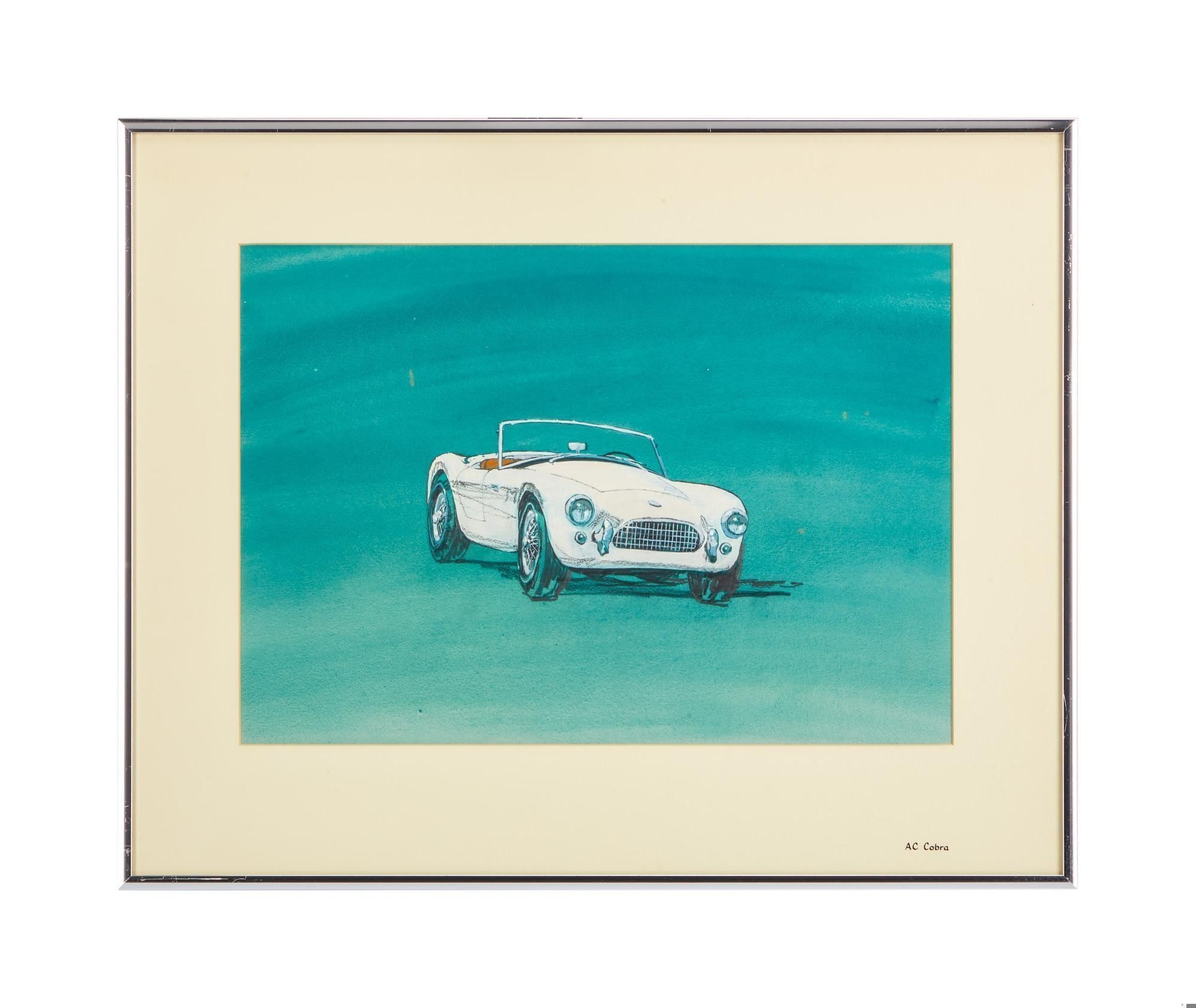 Ben Denison | Playboy | Ben Denison AC Cobra Drawing (1963) | MutualArt