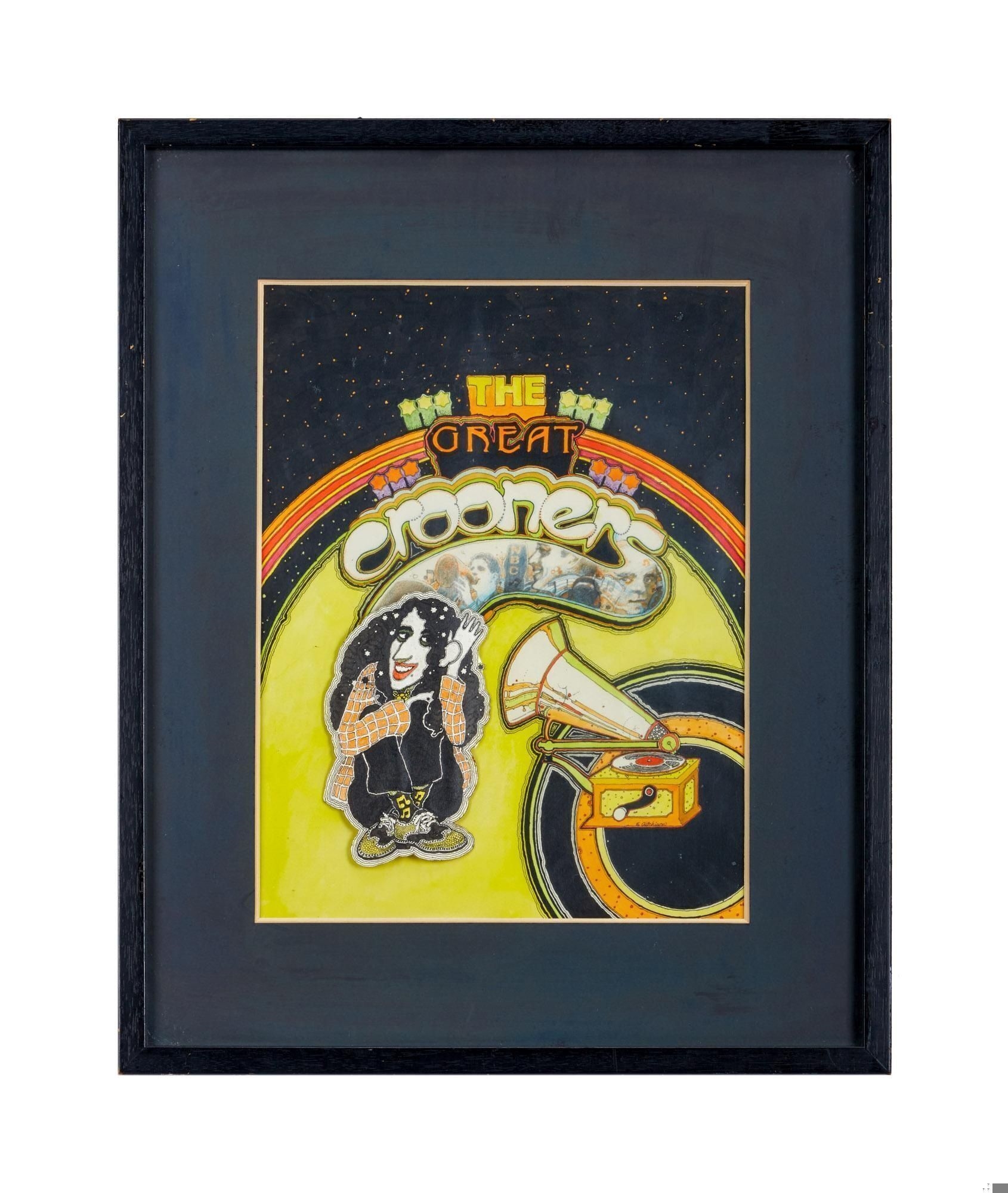 Ed Aitchison | Playboy | Ed Aitchison Great Crooners Mixed Media On ...