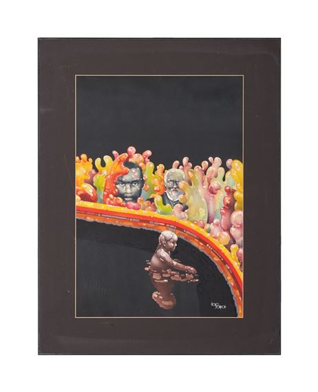 Doug Johnson | Playboy | Doug Johnson Parentry Painting (1975) | MutualArt