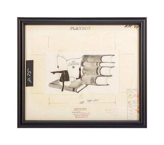 LeRoy Neiman | Playboy | LeRoy Neiman Femlin Reading Playboy Philosophy ...