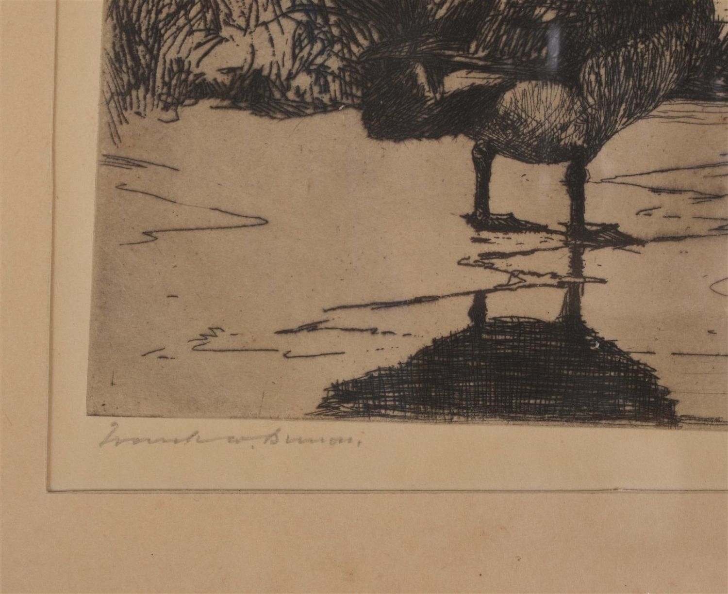 Frank Weston Benson | FRANK WESTON BENSON ETCHING (1917) | MutualArt