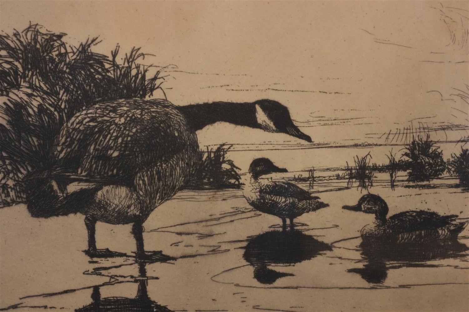 Frank Weston Benson | FRANK WESTON BENSON ETCHING (1917) | MutualArt