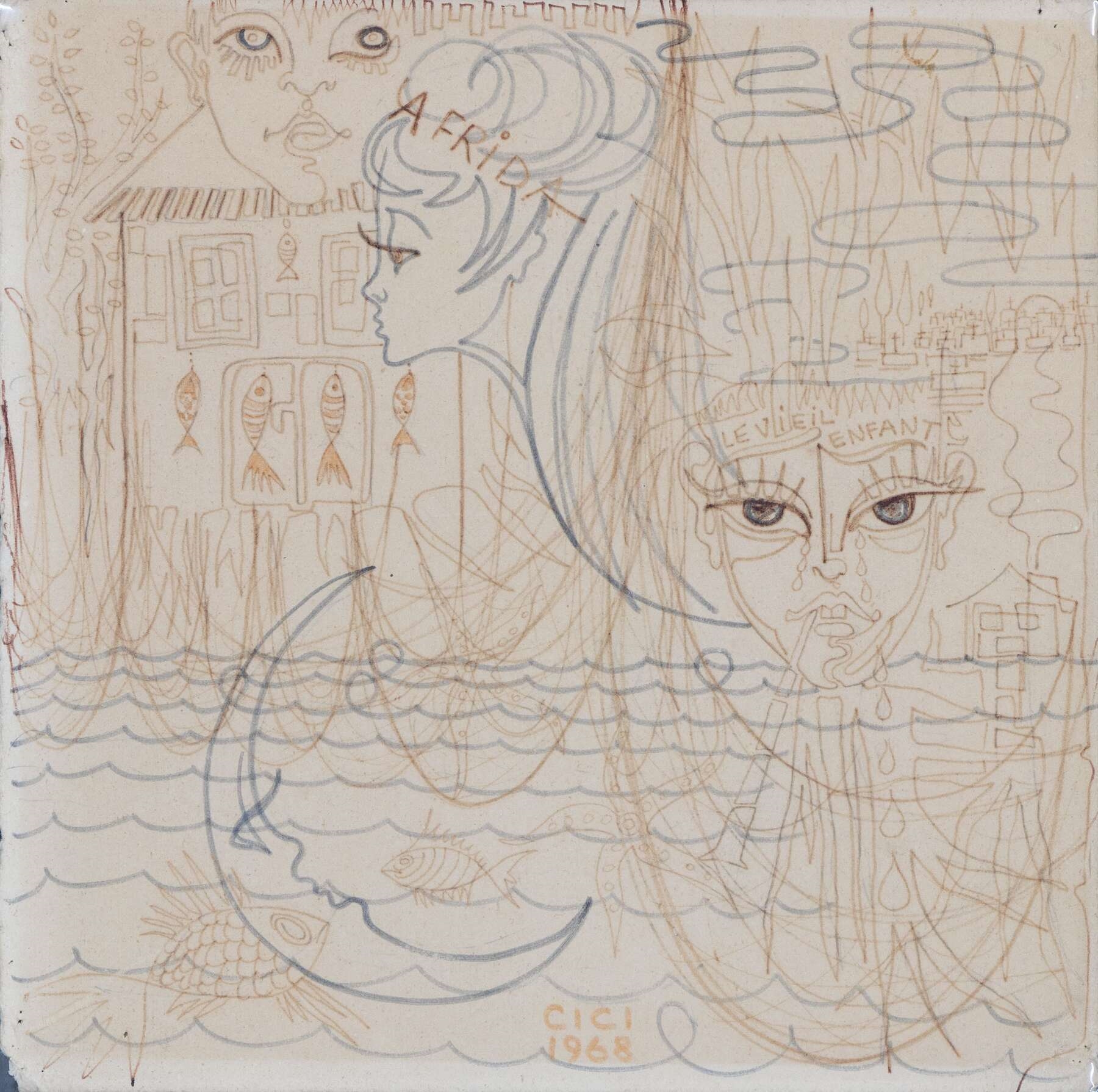 Cici Sursock | Underwater (1968) | MutualArt