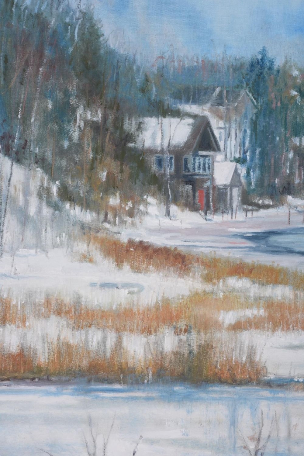Karen Rinaldo | KAREN RINALDO WINTER LANDSCAPE PAINTING (2014) | MutualArt