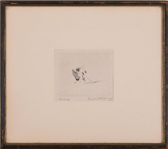 Marguerite Kirmse | MARGUERITE KIRMSE ETCHING OF A PUPPY | MutualArt