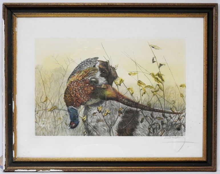 Leon Danchin | Léon DANCHIN (1887-1938) Griffin and pheasant | MutualArt