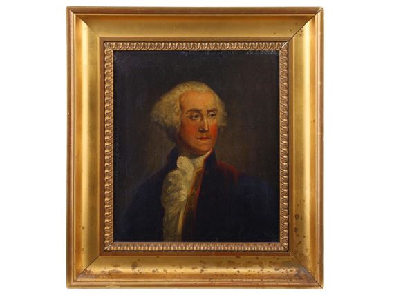 Gilbert Stuart | AN OIL ON CANVAS PAINTING ATTRIBUTED TO GILBERT STUART ...