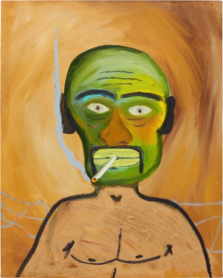 Marcus Jahmal | Green Smoker (2017) | MutualArt