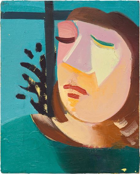 Danielle Orchard | Blue Head with Window (2019) | MutualArt