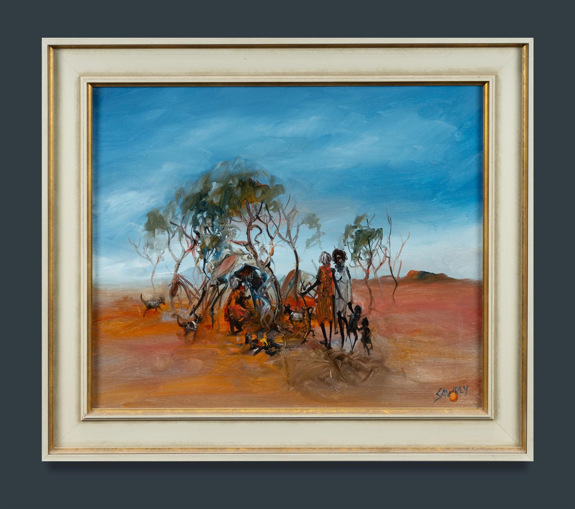 Hugh Sawrey | The Wurlie Camp (Alice Springs, NT | MutualArt