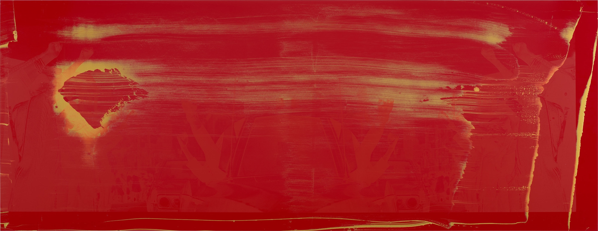 Hank Willis Thomas | A Martyr to End Man's Inhumanity (red and gold ...