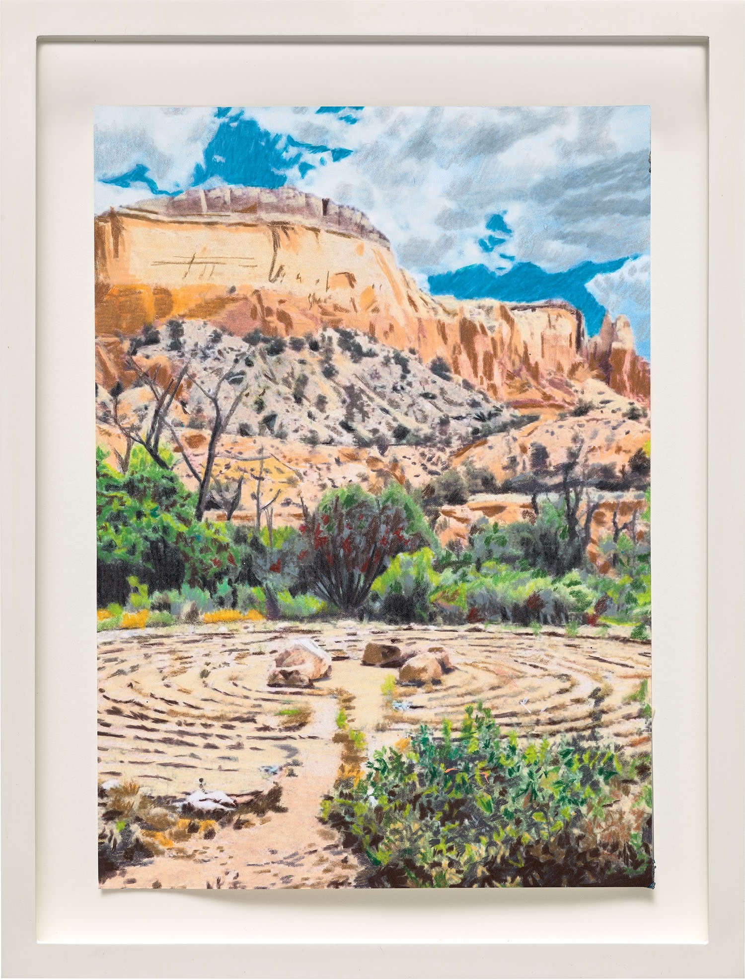 Hilary Pecis | Ghost Ranch Drawing (2019) | MutualArt