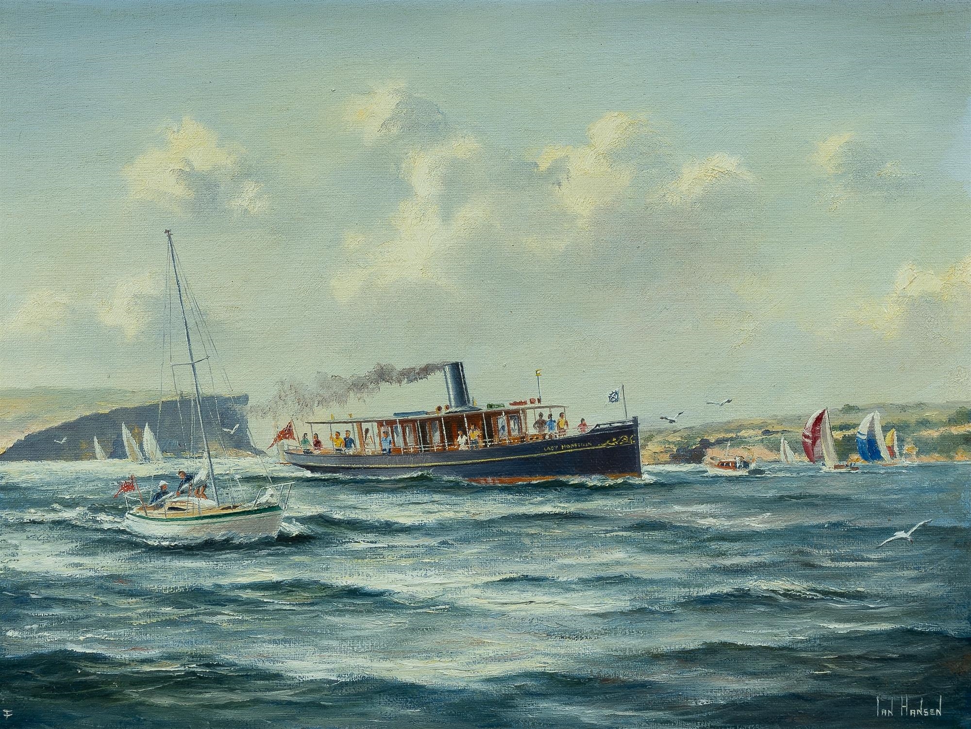 Ian Hansen | S.S. Lady Hopetoun on Sydney Harbour | MutualArt