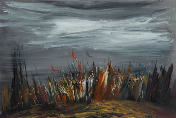 Wesley Penberthy | Untitled (Gathering | MutualArt