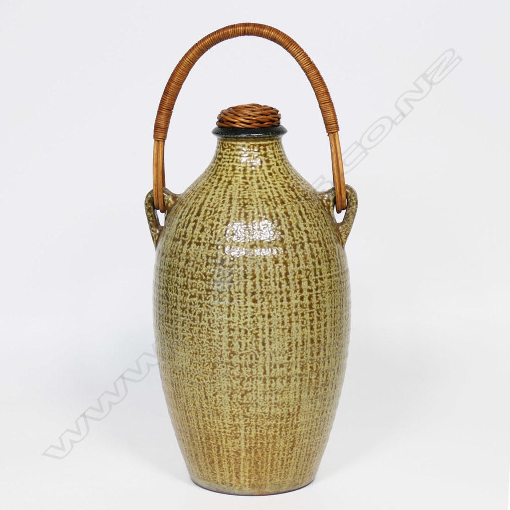 Mirek Smisek | Early Mirek Smisek tall wine bottle. With two lugs ...