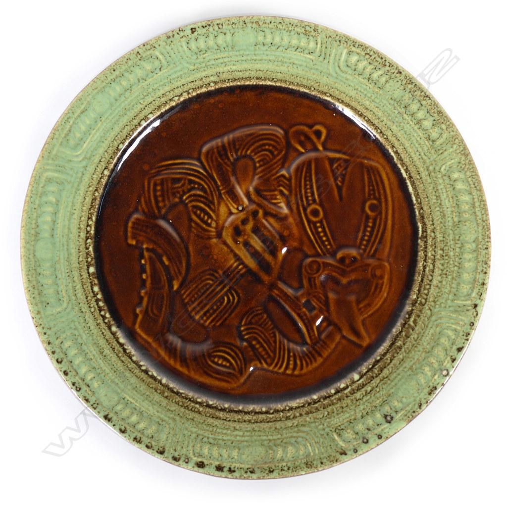 Crown Lynn | A Crown Lynn Wharetana Maori Art Pottery Hei Tiki' wall ...