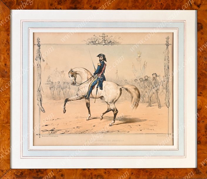 Victor Adam | Equestrian portrait of the Prince de Joinville bringing ...