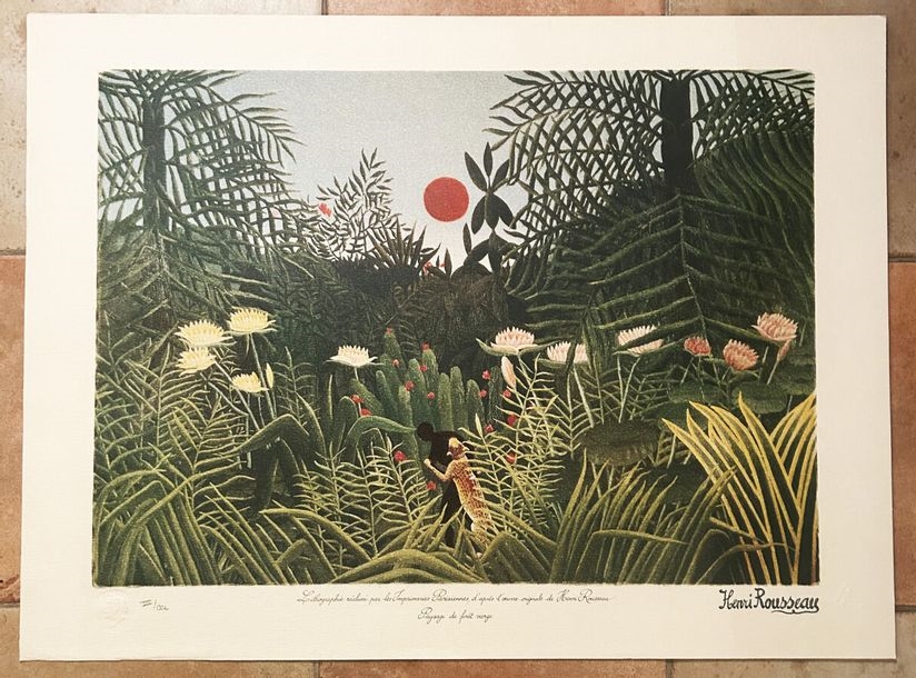 Henri Rousseau | Rainforest Landscape | MutualArt