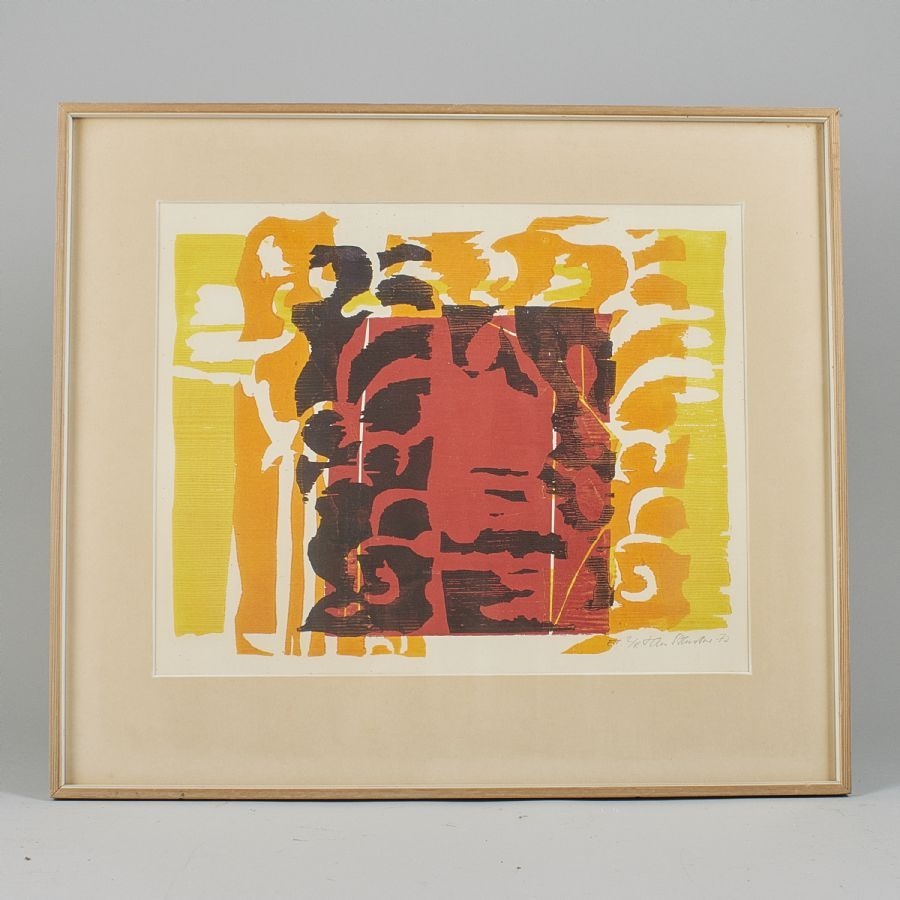 Lars Stenstad | Sweden. Den röda porten II. Signed | MutualArt