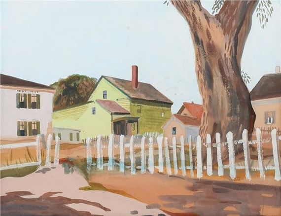 Russell W. West | RUSSELL WEST EXHIBITED WPA PAINTING 1937 (1937 ...