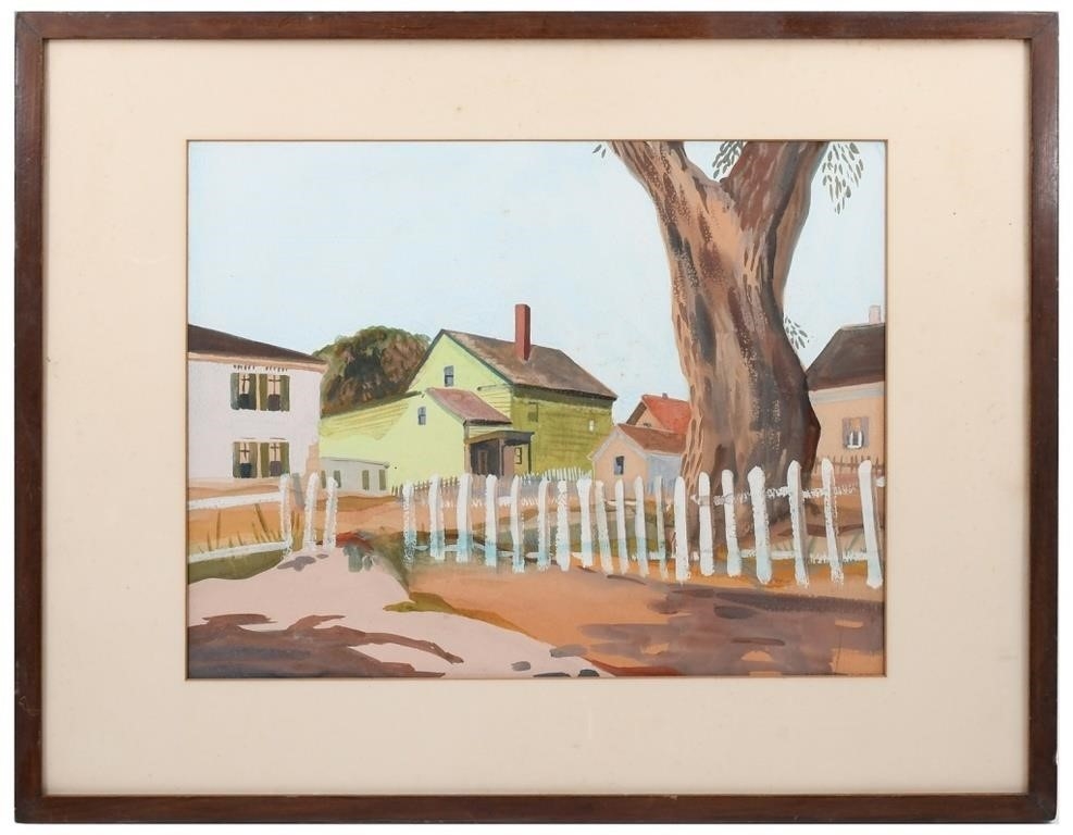 Russell W. West | RUSSELL WEST EXHIBITED WPA PAINTING 1937 (1937 ...