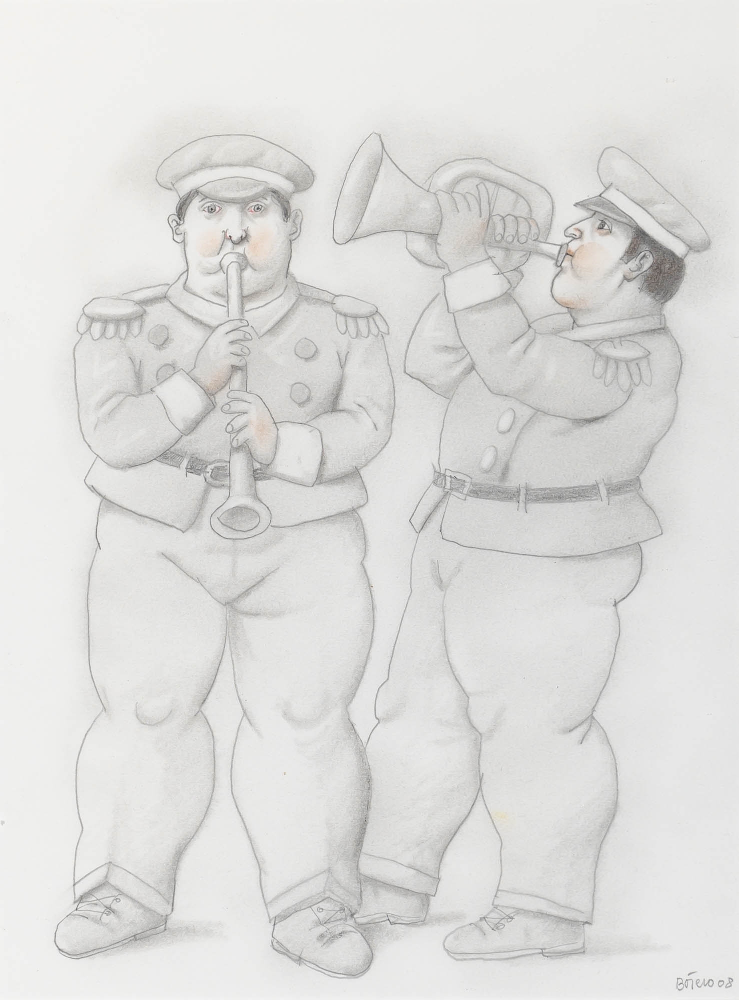 Fernando Botero | Musicians (2008) | MutualArt