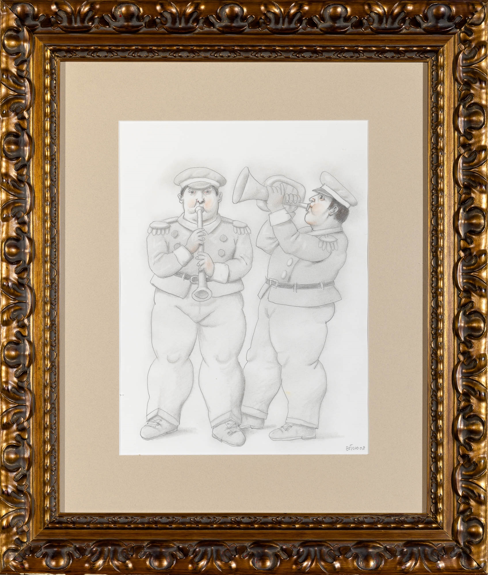 Fernando Botero | Musicians (2008) | MutualArt
