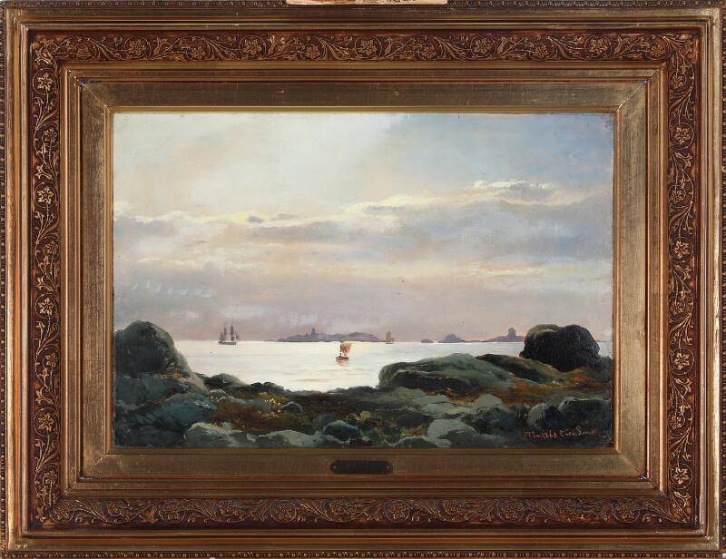 Carl Frederik Sørensen | View of the Swedish Skaergaard along the coast ...