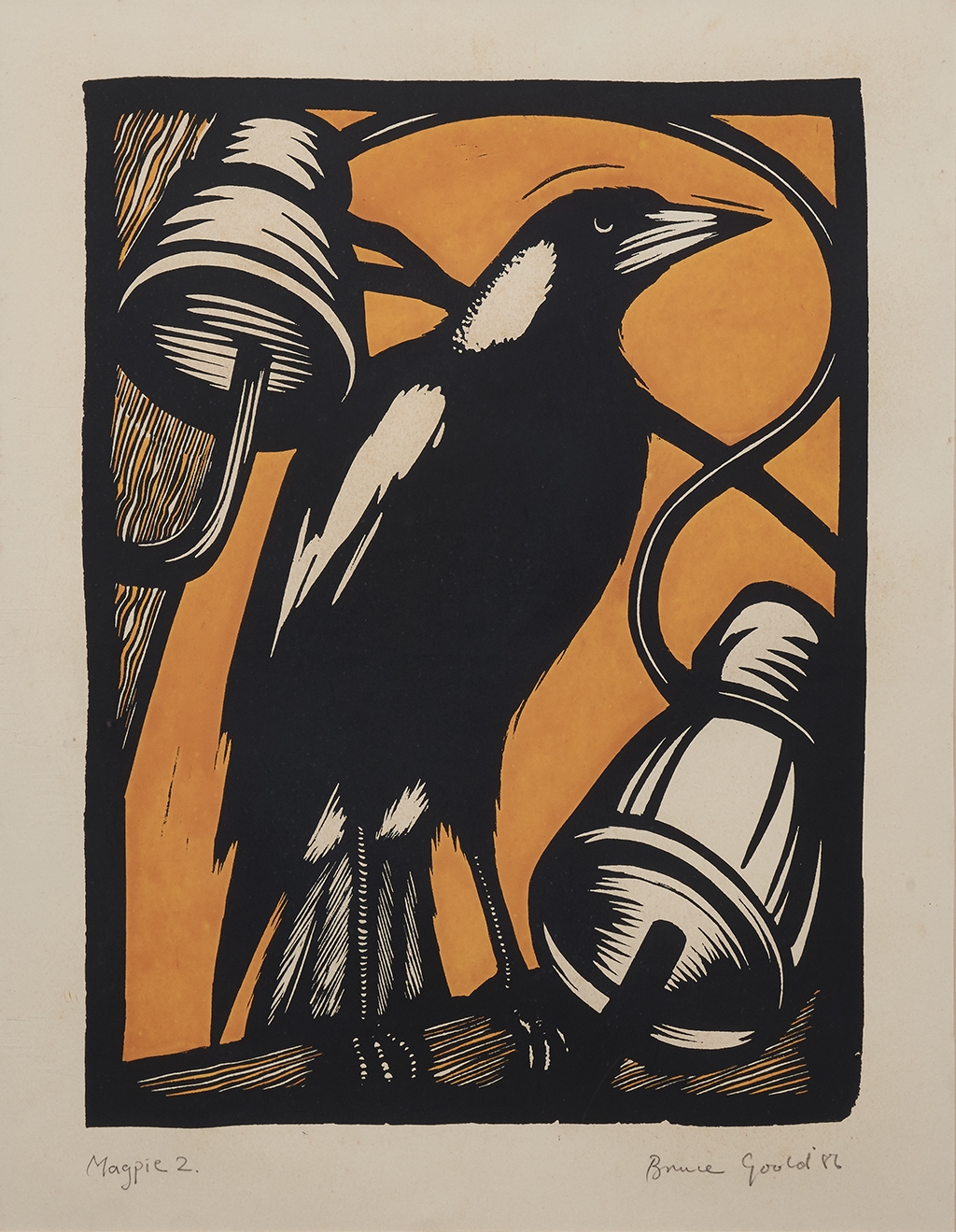 Bruce Goold | “Currawongs” (1980) | MutualArt