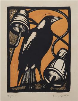 Bruce Goold | “Currawongs” (1980) | MutualArt