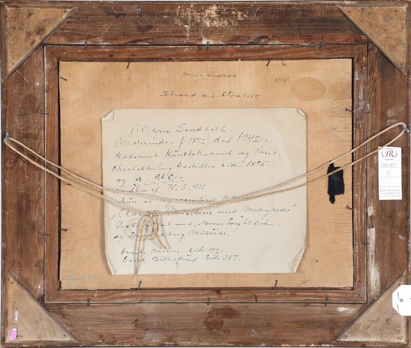 Marie Sandholt | Scenery from a beach near the Great Belt (1897 ...