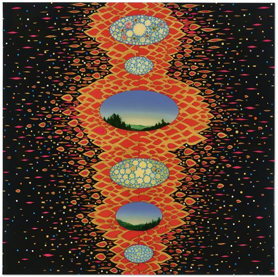 Fred Tomaselli | Glassy (2006) | MutualArt