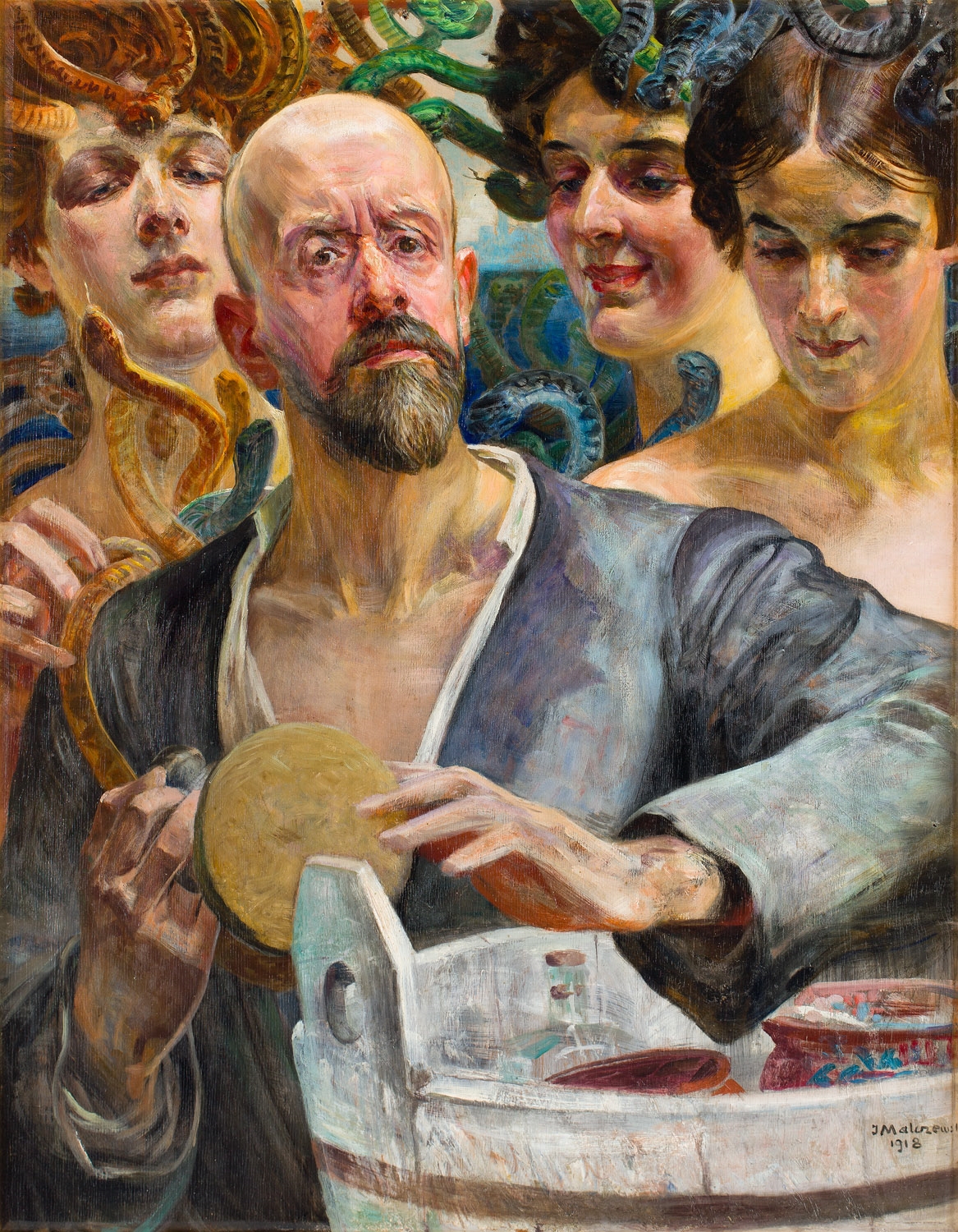 Jacek Malczewski | AUTOPORTRET – ŻYCIE I ŚMIERĆ | MutualArt