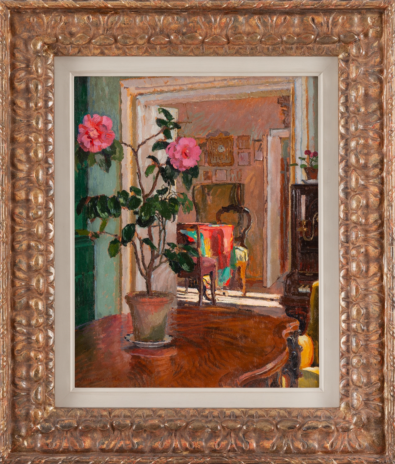 Jozef Mehoffer | Interior of a living room | MutualArt