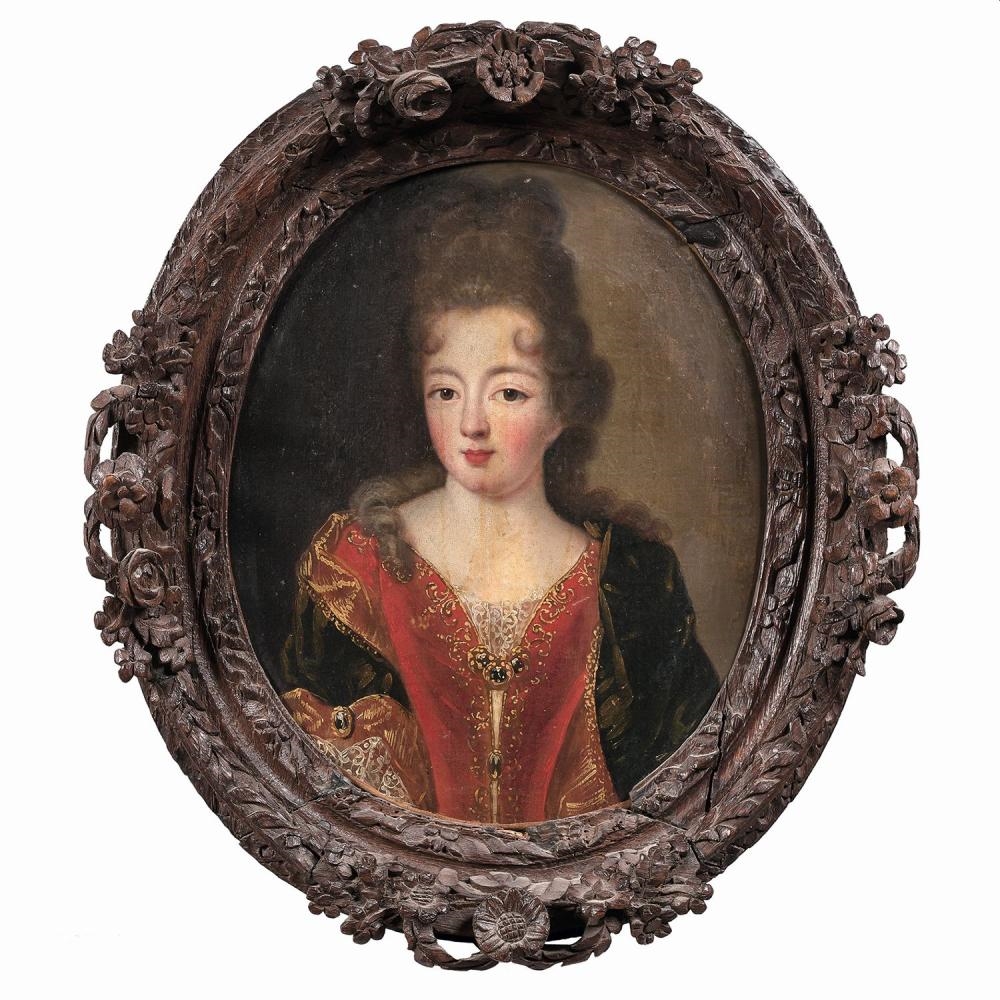 Pierre Gobert | PORTRAIT DE FEMME EN ROBE ROUGE (Circa 1700) | MutualArt