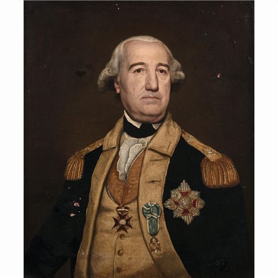 Joseph Wright | PORTRAIT DU BARON FRIEDRICH WILHELM VON STEUBEN(1730 ...