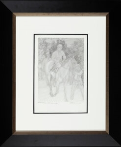 Guillaume A. Azoulay | 2nd line Study for Winners Circle, 1995 (1995 ...