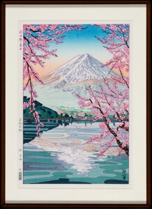 Koichi Okada | Mt. Fuji from Lake Kawaguchi, from Twelve Views of Japan ...