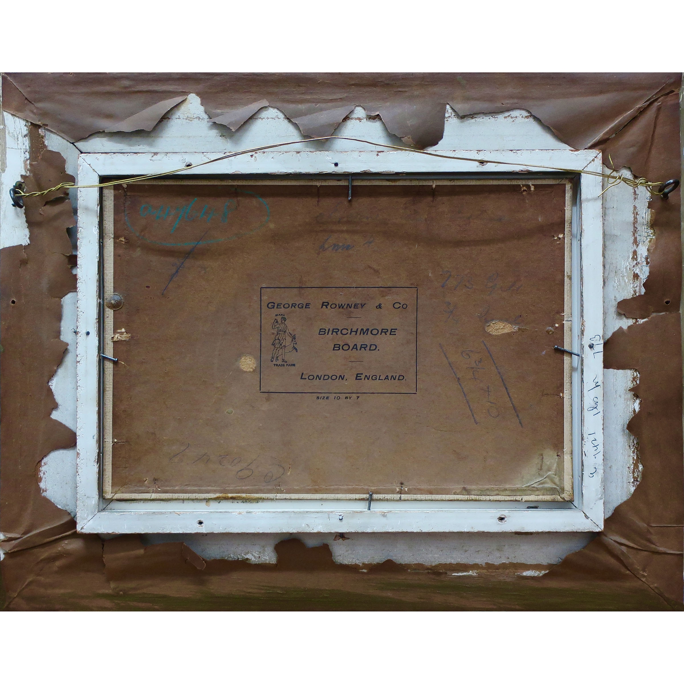 T. Wood | LANDSCAPE AT DUSK WITH GRAZING SHEEP ACROSS THE POND | MutualArt