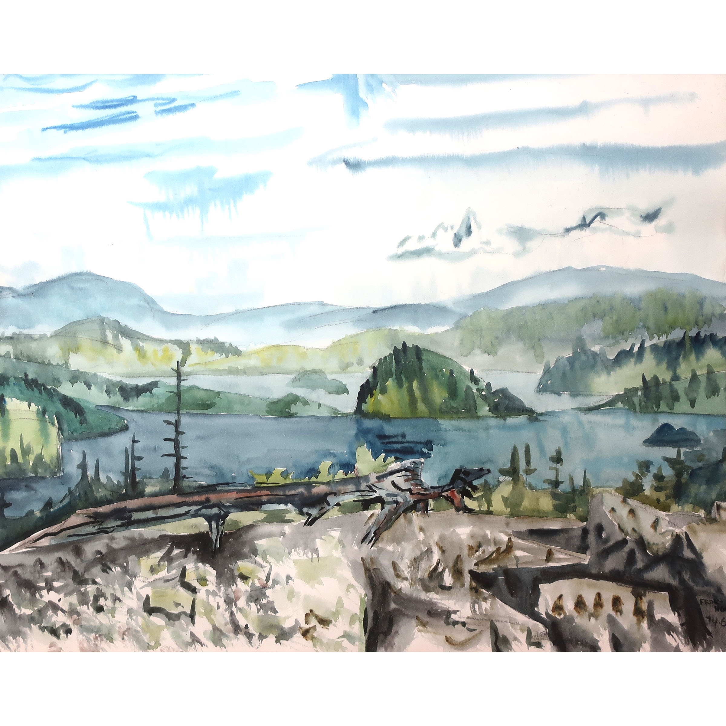 Frederick Hagan | NORTHERN HILLS ISLAND - ROCK RIDGE, KUKAGAMI (1974 ...