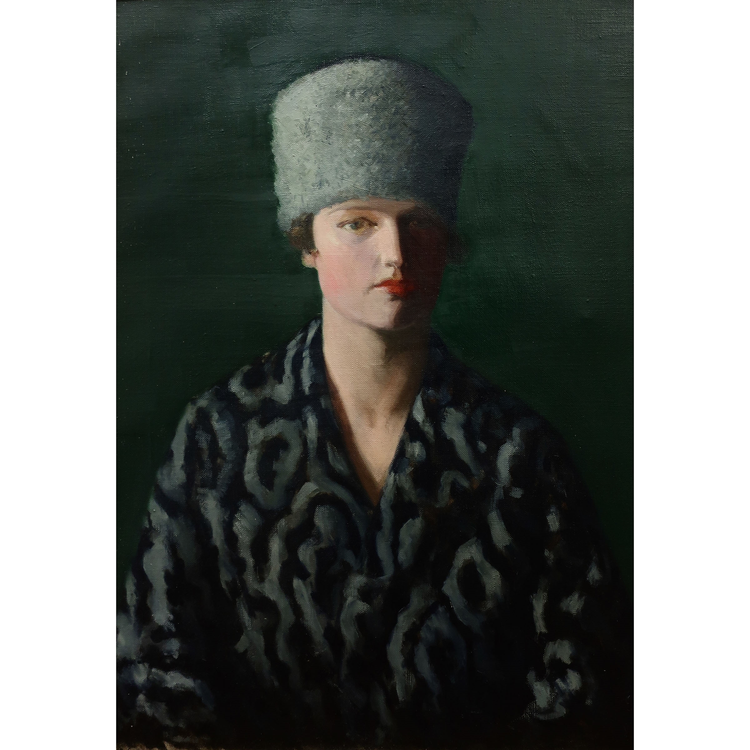Frederick Kitson Cowley | PORTRAIT OF ELIZABETH BETTY ALBRIGHT | MutualArt