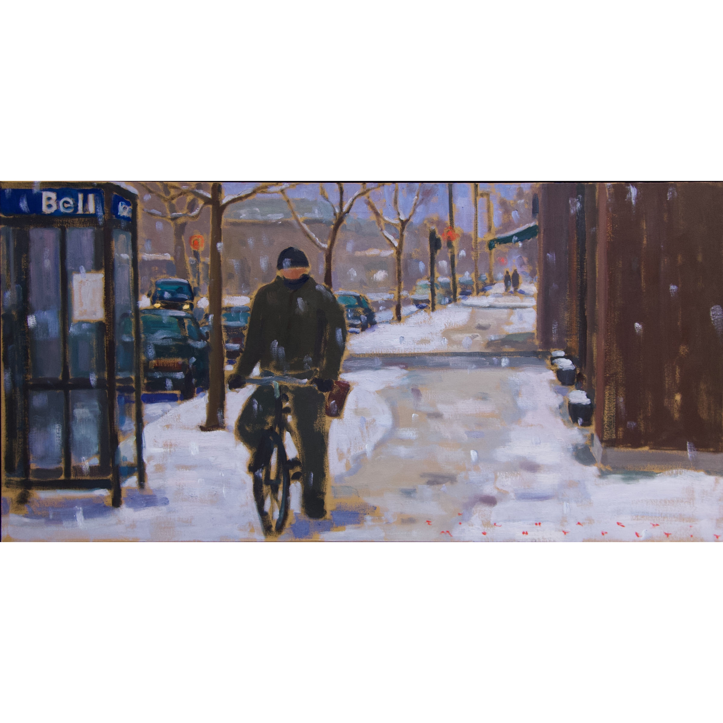 Richard Montpetit | À VELO L'HIVER (BY BIKE IN WINTER (1996) | MutualArt