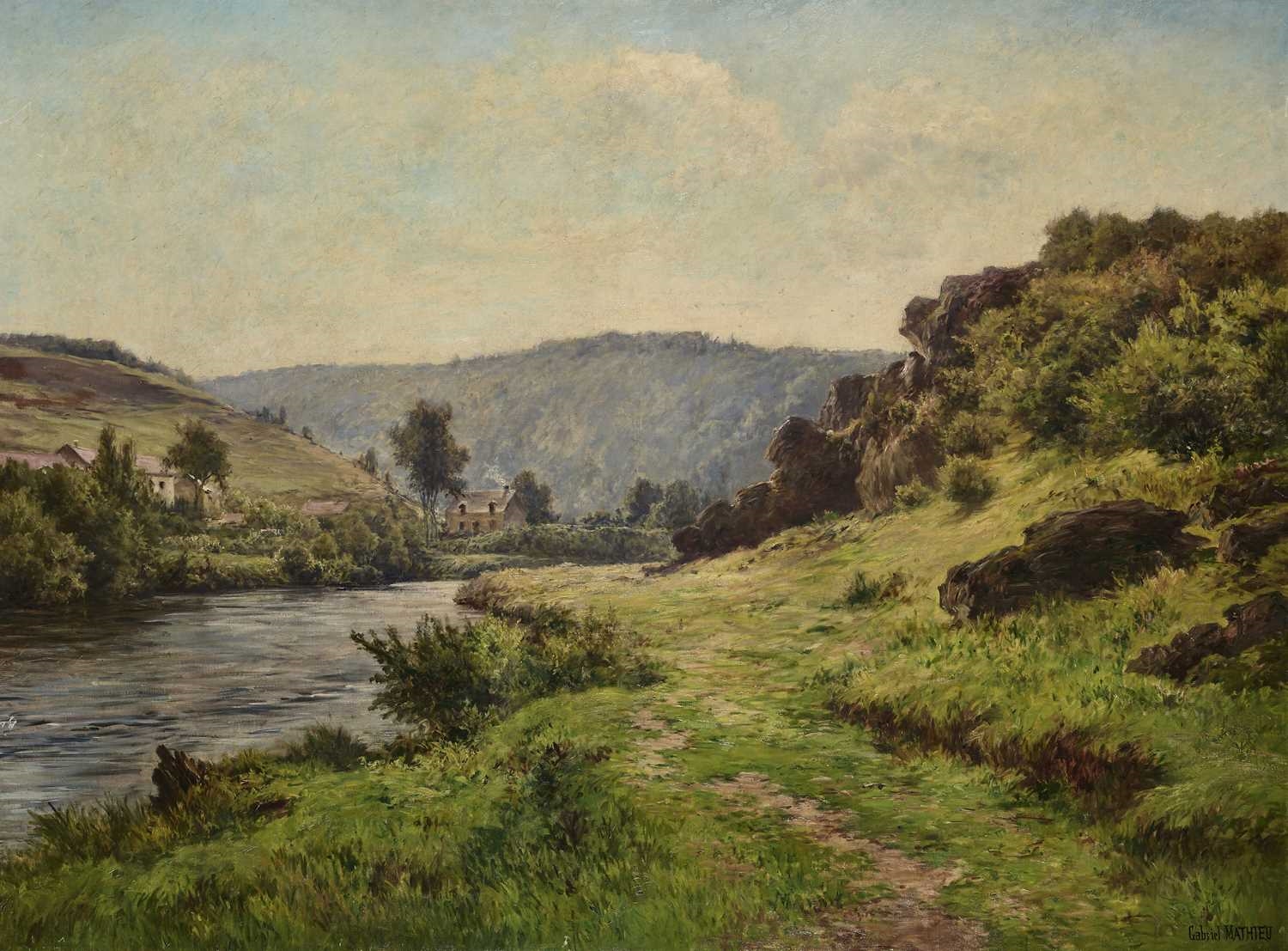 Gabriel Mathieu | BORD DE LA CREUSE (Circa 1980) | MutualArt